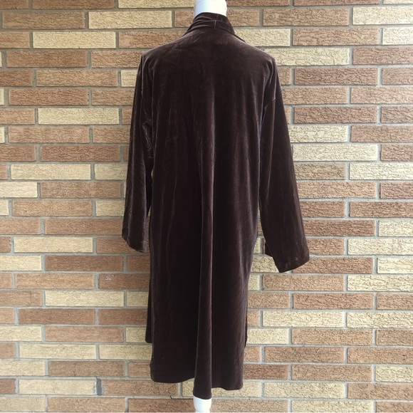Lysse | Sweaters | Lysse Womens Long Velvet Cardigan Size S Chocolate ...